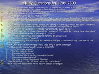 Beowulf Intro Pp 1 | PPT