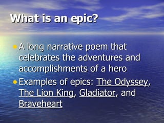 Beowulf Intro Pp 1 | PPT