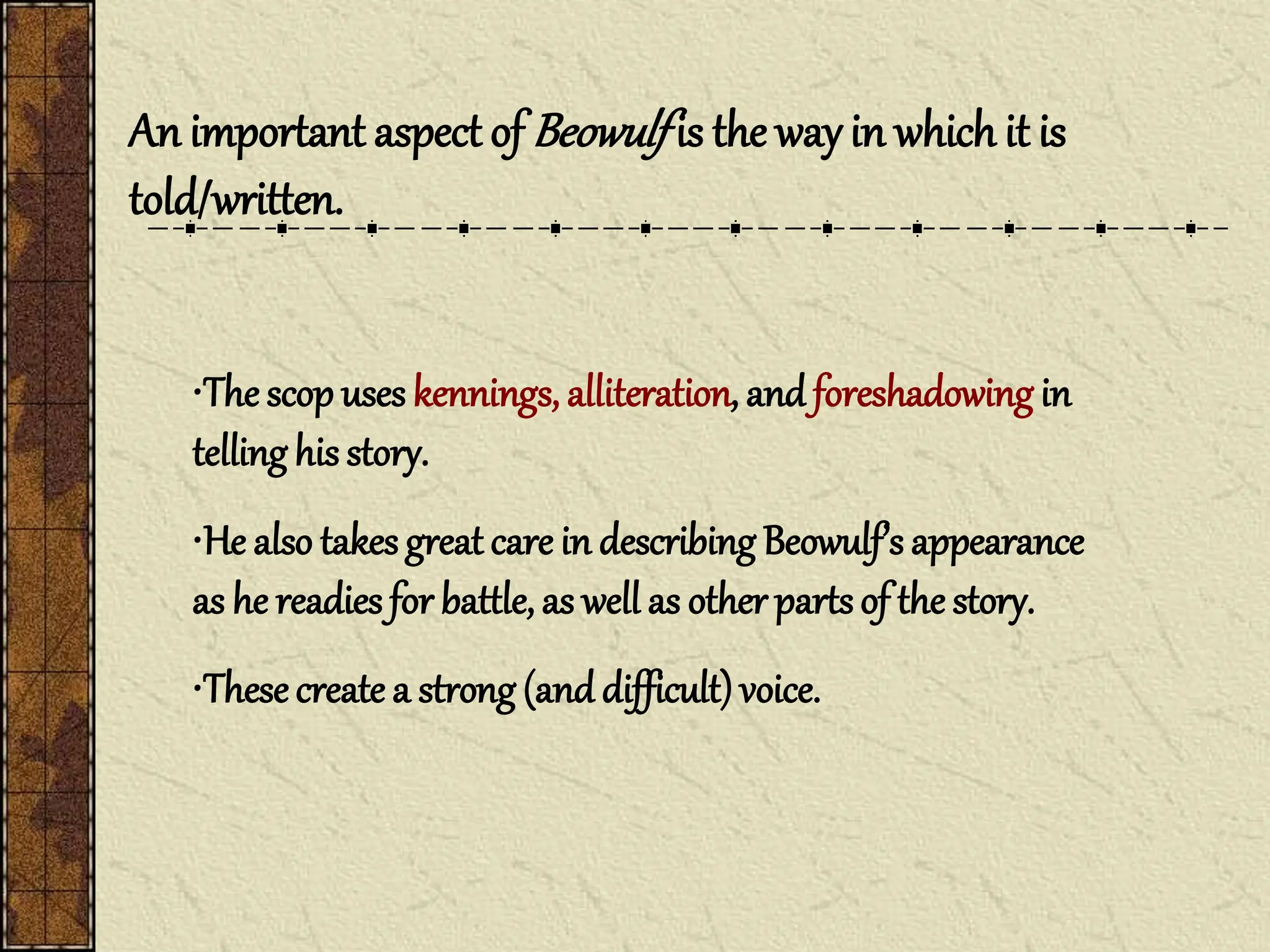 Beowulf Linguistics Powerpoint Presentation.pptx