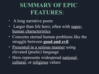 Anglo Saxon and Beowulf Notes for English IV | PPTX