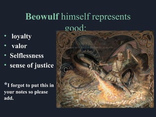 Anglo Saxon and Beowulf Notes for English IV | PPTX
