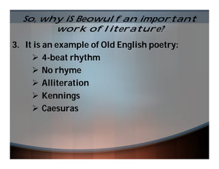 Beowulf Powerpoint 1 | PDF