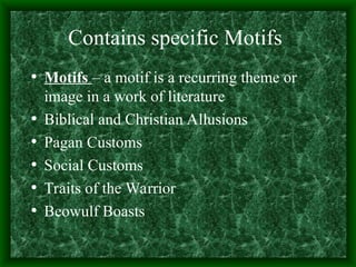 Beowulfppw.ppt Old English literature and language | PPT