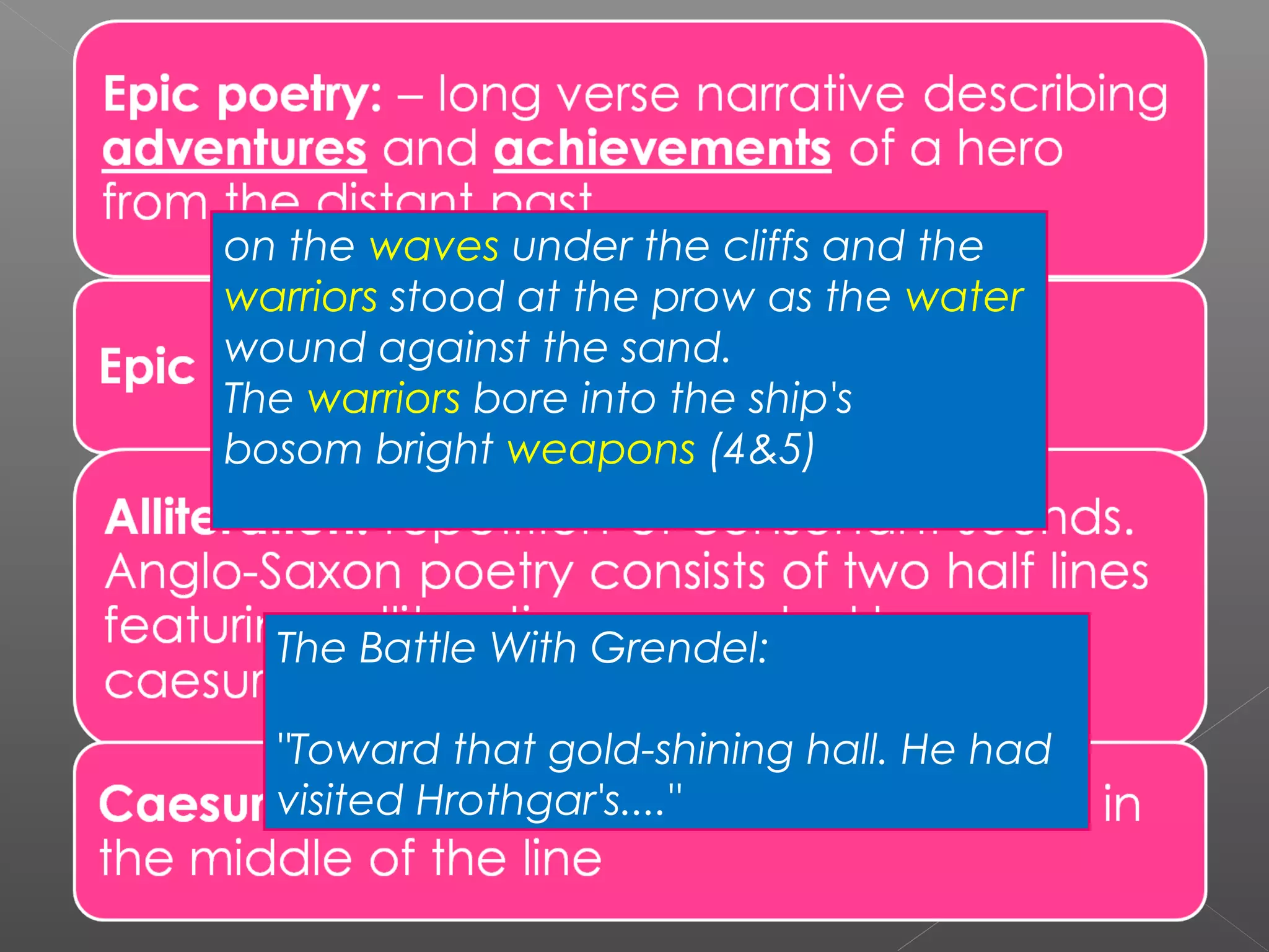 Beowulf Literature | PPT