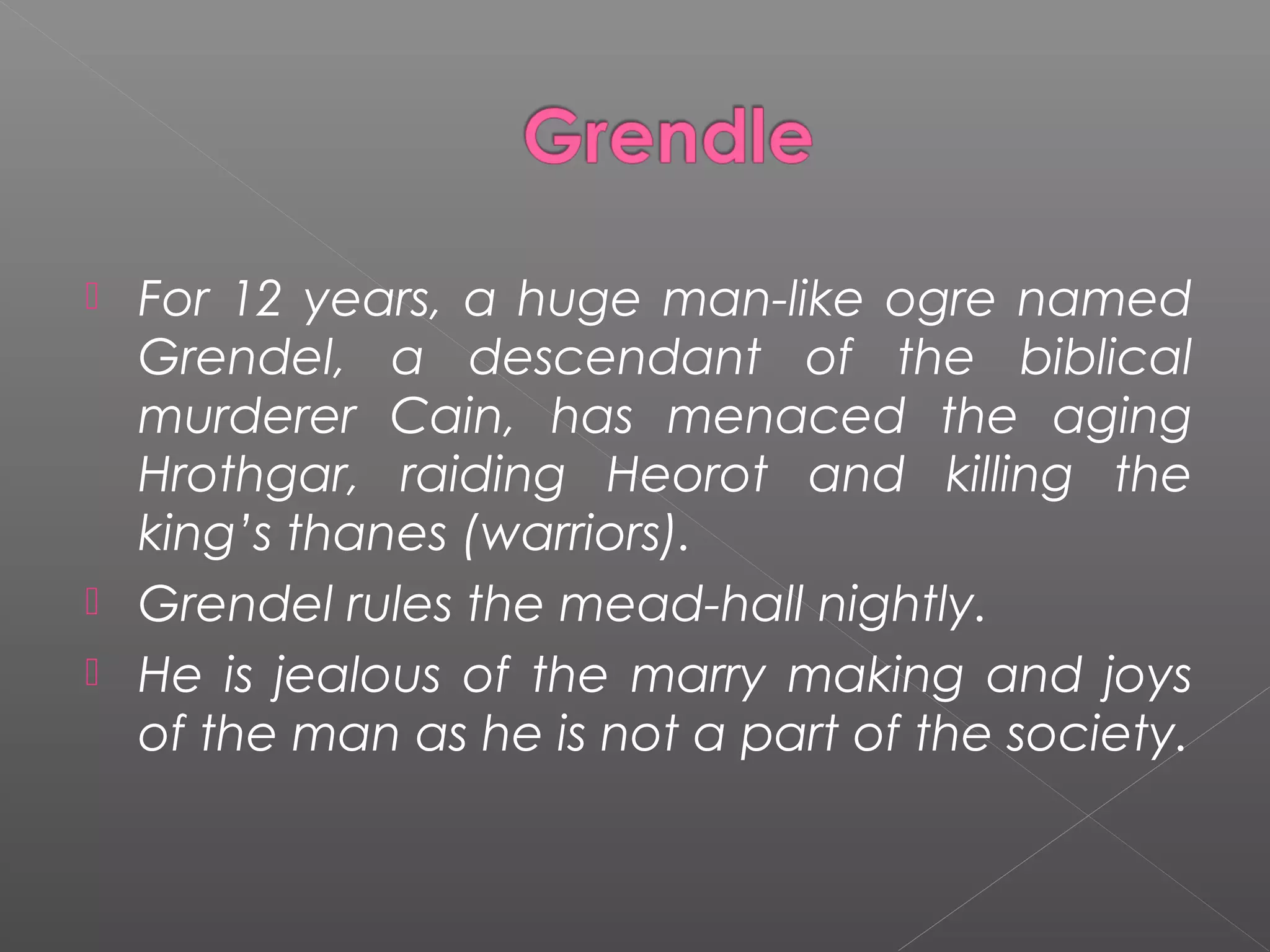 Beowulf Literature | PPT