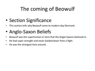 Beowulf review | PPTX | Fantasy | Genres