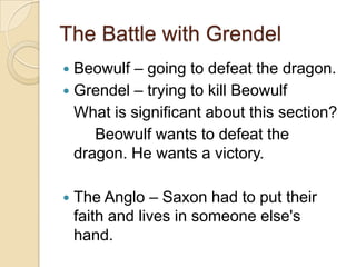 Beowulf review partial | PPT