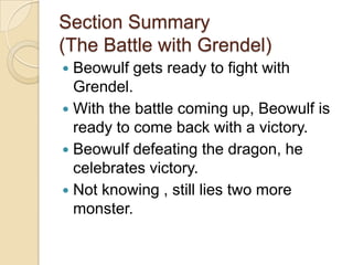 Beowulf review partial | PPT