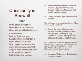 Beowulf scandinavia | PPTX | Christianity | Religion & Spirituality