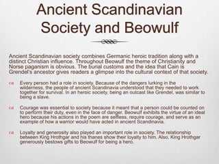 Beowulf scandinavia | PPTX | Christianity | Religion & Spirituality