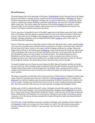 Beowulf summary | PDF