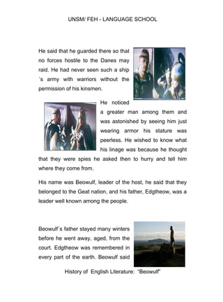 Beowulf summary | DOC