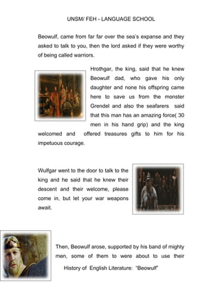 Beowulf summary | DOC