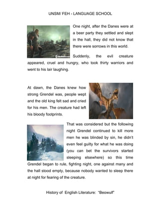 Beowulf summary | DOC