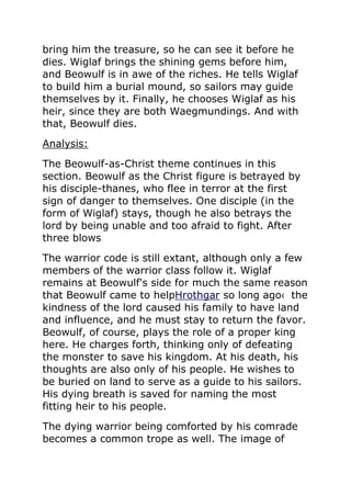Beowulf summary | DOCX