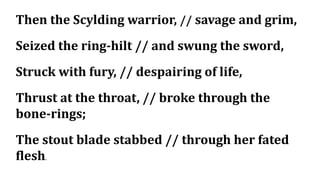 Beowulf summary | PPTX