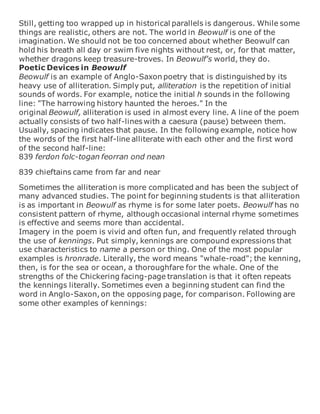 Beowulf summary | DOCX