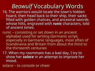 Beowulf and the North before the Vikings | PPT