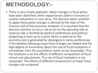 Fiscal Policy | PPT