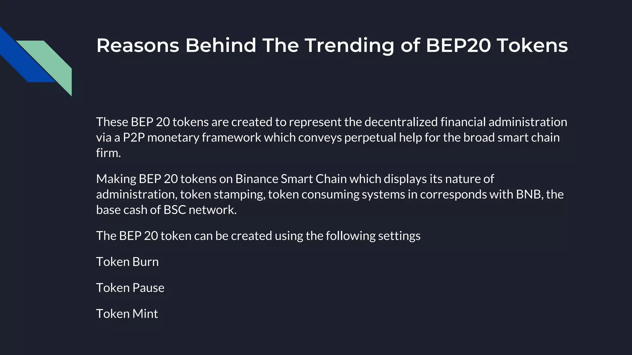 Bep 20 token development | PPTX
