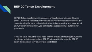 Bep 20 token development | PPT