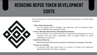 BEP20 Token Development Cost What You Need to Know | PDF