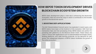 BEP20 Token Development: How It Enhances Blockchain Ecosystem Growth | PDF