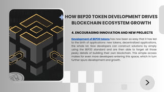 BEP20 Token Development: How It Enhances Blockchain Ecosystem Growth | PDF