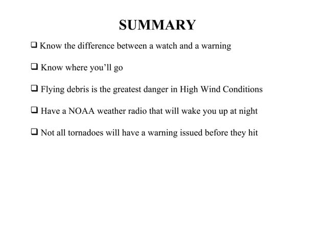 BEPA Severe Weather Safety | PPT