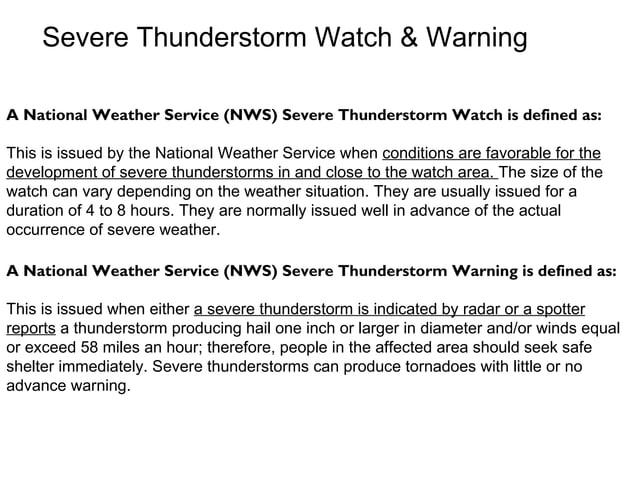 BEPA Severe Weather Safety | PPT