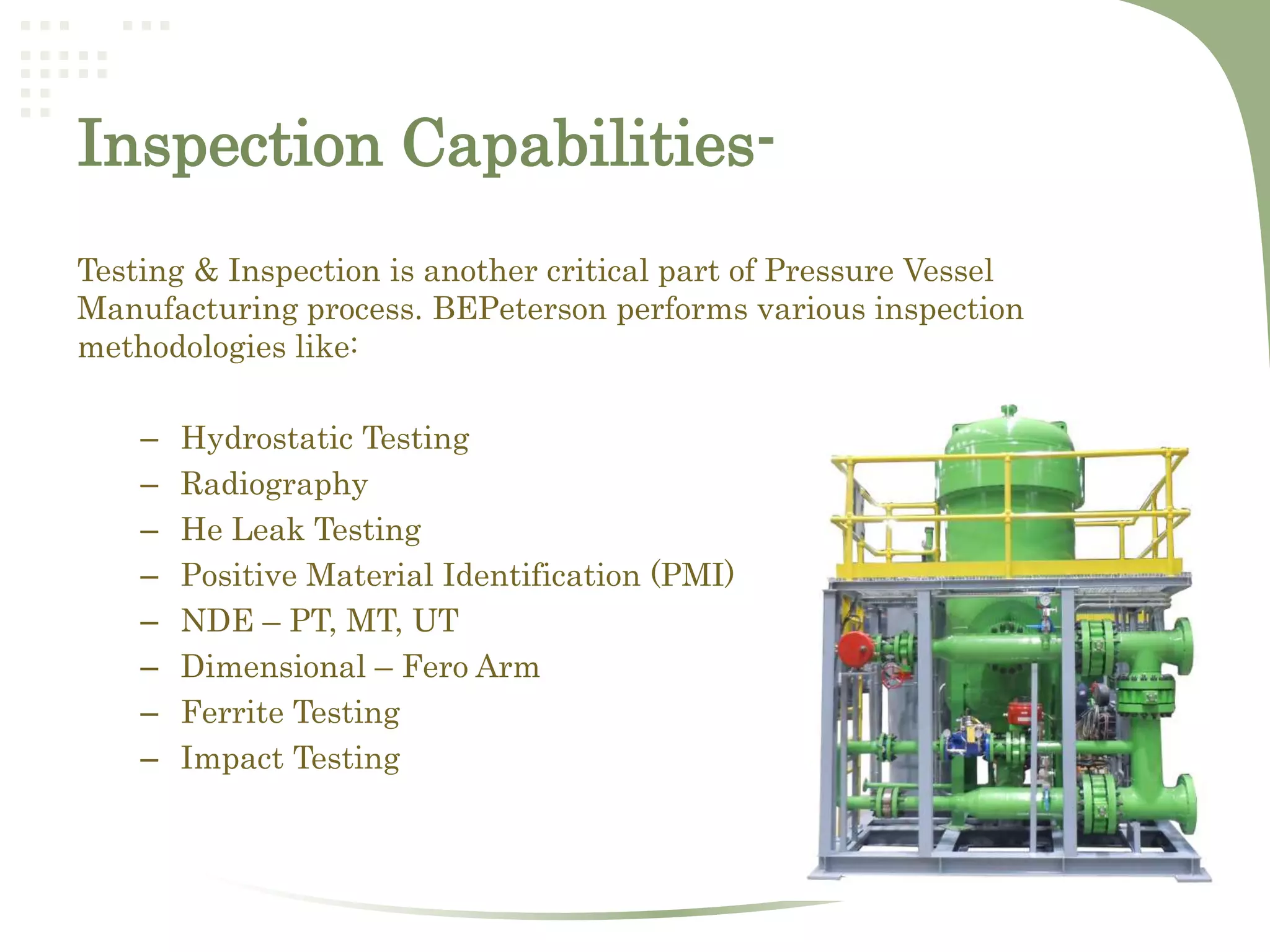 BEPeterson - ASME Pressure Vessels | PPT