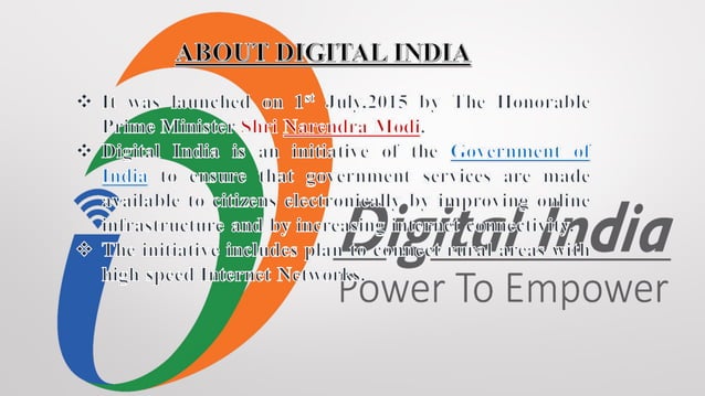 Digital India, Skill India, Make in India and Startup India | PPT