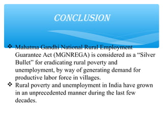 SURVEY ON MNREGA SCHEME | PPT