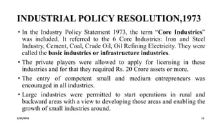 INDUSTRIAL SECTOR POLICIES OF INDIA | PPTX
