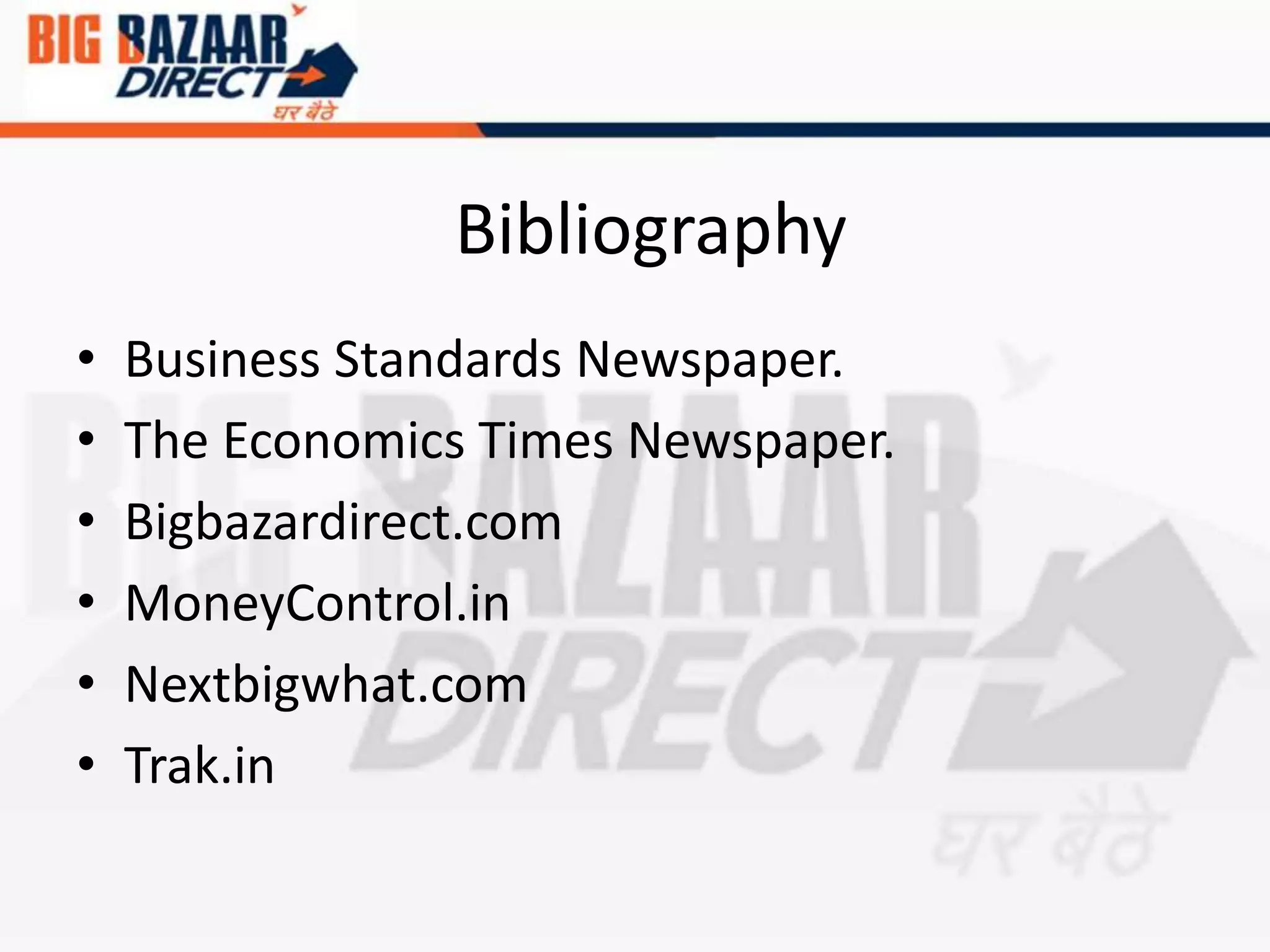 Big Bazaar Direct | PPTX