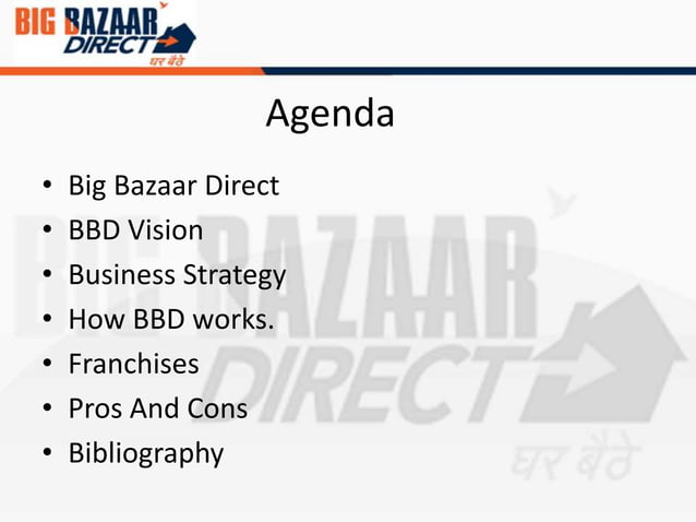 Big Bazaar Direct | PPTX