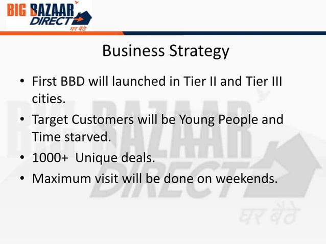 Big Bazaar Direct | PPTX