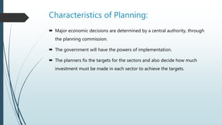 Planning in India presentation | PPTX