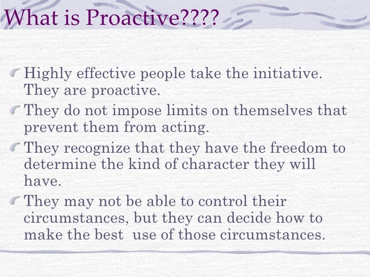 Be Proactive by Priyanka,Aryan College,Ajmer