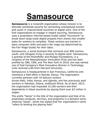 SOCIAL ENTREPRENEURS (BE) | DOCX