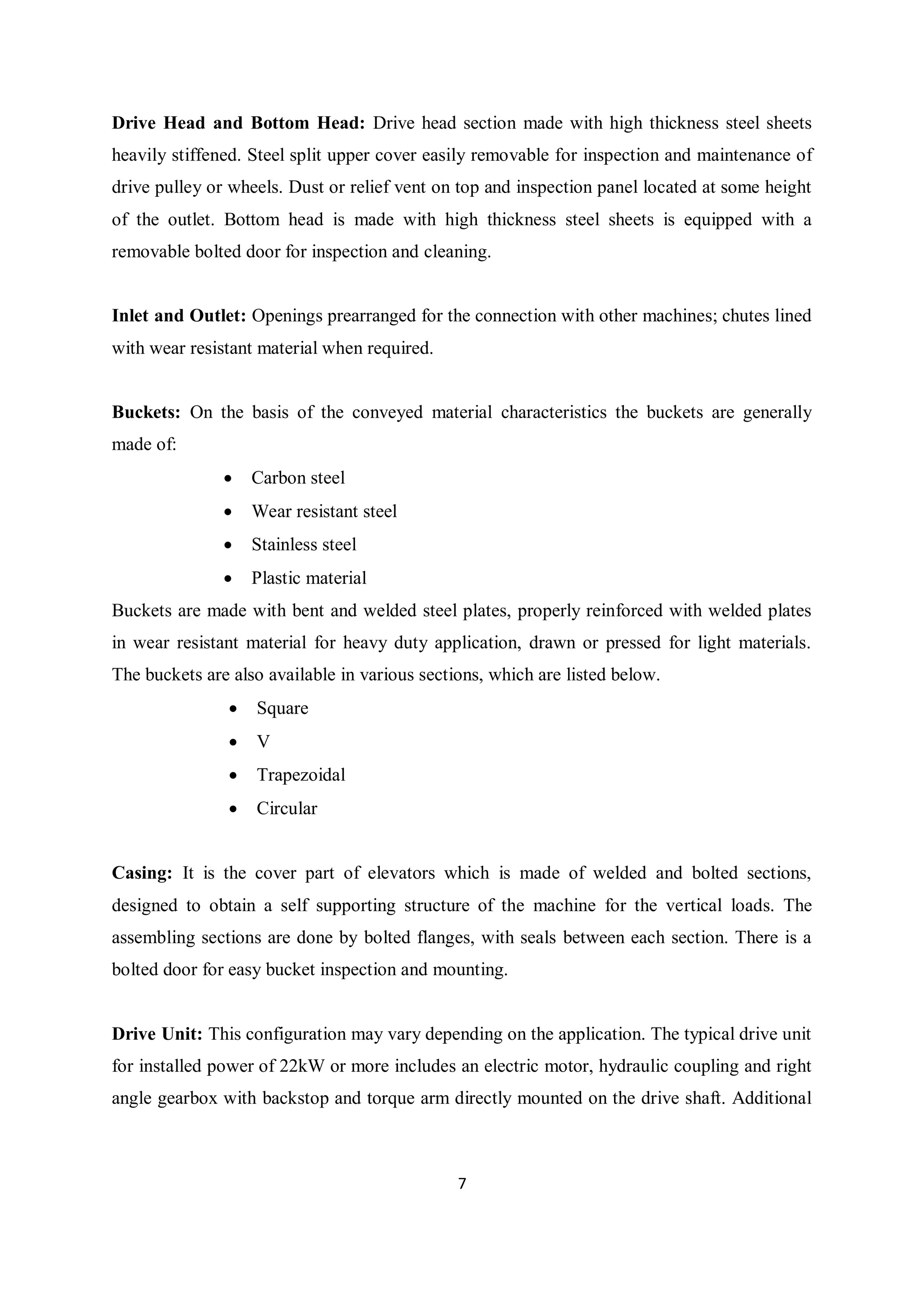 Design and Model of Bucket Elevator | PDF