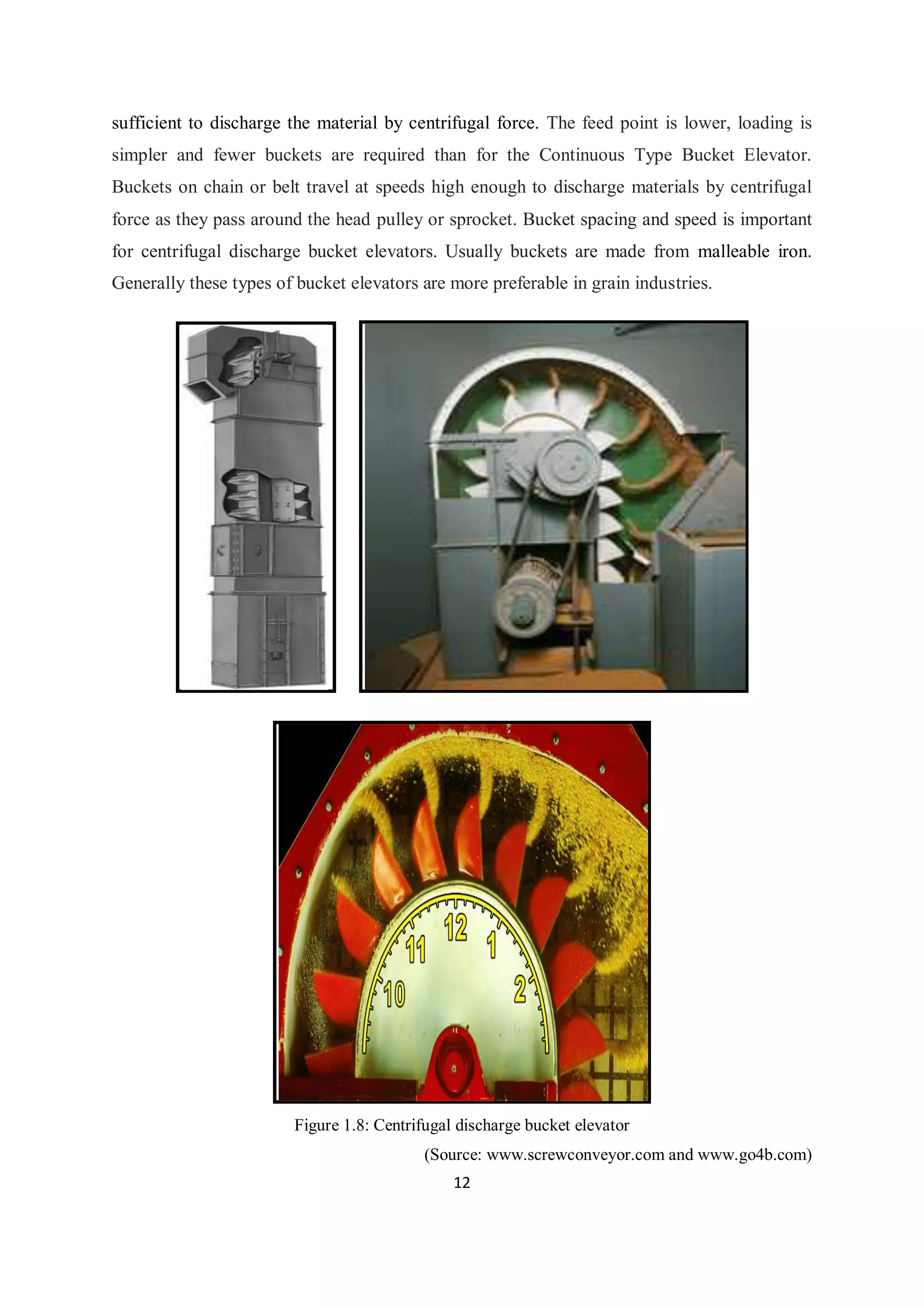Design and Model of Bucket Elevator | PDF