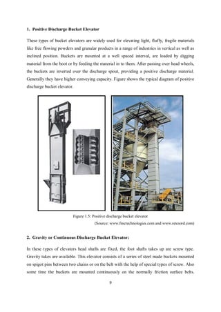 Design and Model of Bucket Elevator | PDF