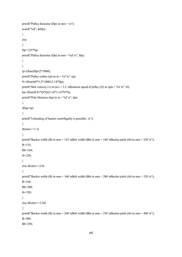 Design and Model of Bucket Elevator | PDF