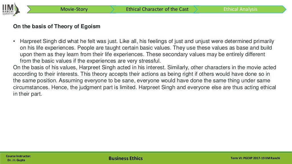 Ethical Analysis ethical-analysis