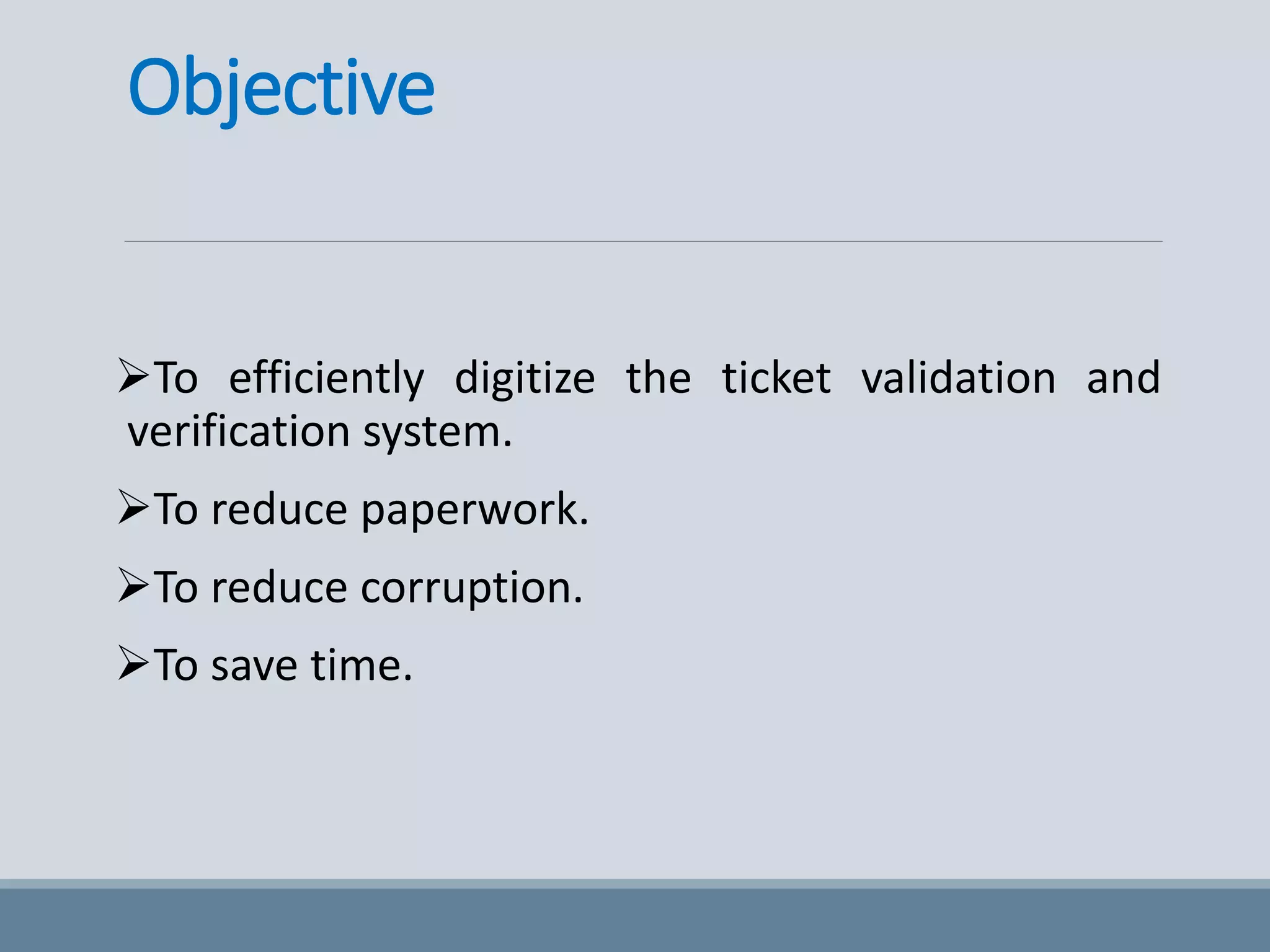 Automated Train Ticket Validation And Verification System | PDF