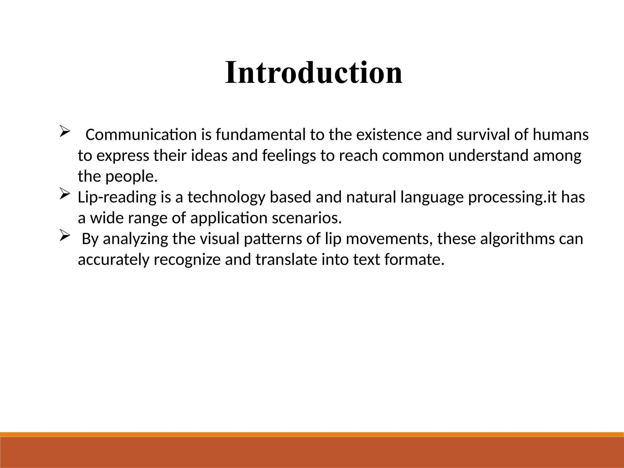 Lip reading using machine learning techniques and methods | PPT