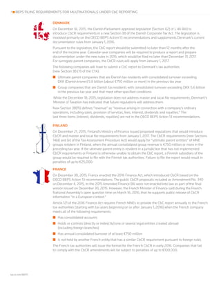 BEPS filing requirements for multinationals under country by country ...