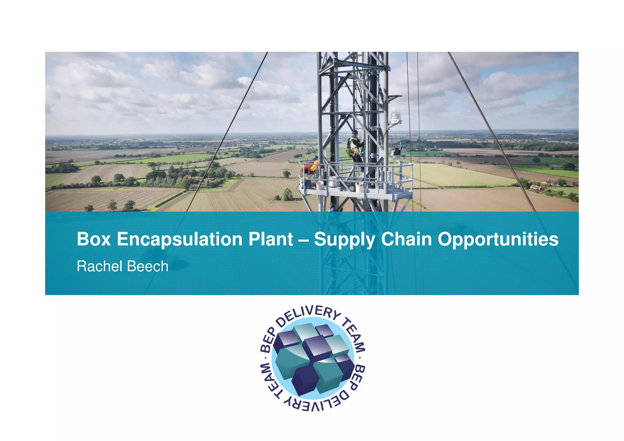 BEP supply chain presentation 160929 | PDF