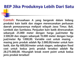 Break Even Point ....................... | PPT